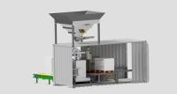 China Mobile Wood Pellet Bagging Machine with 20-100kg Weighing Range and 700-1500 Bags/Hour Capacity for sale