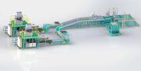 China Automatic Feed Bagging and Sewing Machine Conveyor 600 Bags per Hour 10-20kg for sale