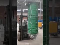 望遠鏡シュートに荷を積む装置システム トラックの荷を下すセメントのバルク コンテナ