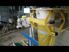 Pó automático da gipsita 25Kg da máquina de ensaque do pó do carbonato de cálcio