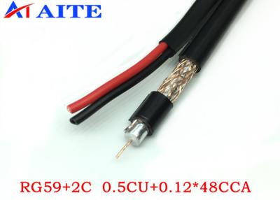 Cina Conduttore interno coassiale siamese del cavo RG59P di potere coassiale combinato BC in vendita