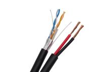 China 2P Twisted Outdoor Siamese Cable , Siamese Cable For Security Cameras for sale