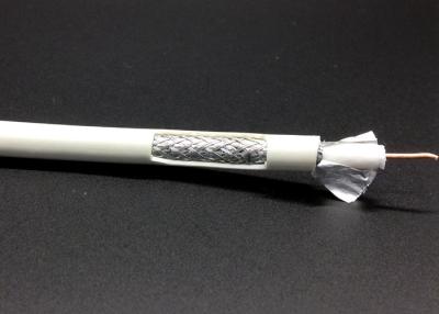 Cina RG6 U cavo standard coassiale dell'OEM U.S.A. TV del dielettrico del PE della schiuma del cavo da 75 ohm in vendita