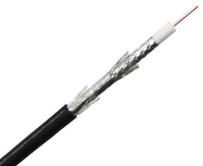 Cina 75 intrecciatura di AL del cavo CATV CCS dello schermo del quadrato di ohm Rg6 con la stagnola legata in vendita