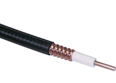 Cina BC/CCA connettore 50 ohm tronco ondulato dello schermo rf del nastro del CU del cavo coassiale 1-2» in vendita