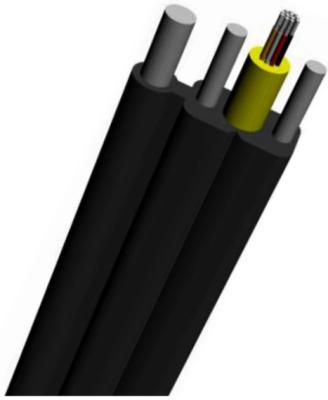 Cina Lamella aerea dell'interno del cavo a fibre ottiche 1-4CORES di GJYXCH/GJYFXCH FTTH in vendita