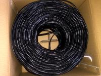 China FTP CAT5E Self Supporting Aerial Cable MS Twisted Drop Wire For Ethernet for sale