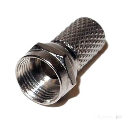 China Vernikkelde Draai op Coax Schakelaar 18mm de Adapter voor van RG59 RG6 (5c-FB) CATV Te koop
