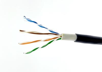 Cina Doppio all'aperto Jakcket del cavo PE+PVC alla rinfusa CAT5E 4 paia 0.5mm 100Ω di rame in vendita