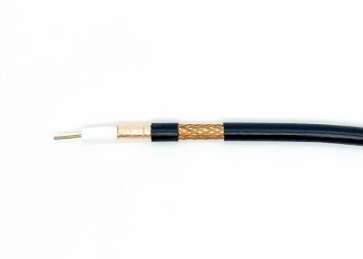 Cina RG59U 75 colore su misura stagnola dorata di colore del PE del cavo coassiale 3.7Foam di ohm in vendita