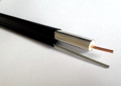 Cina QR500M Weld AL Tube un cavo coassiale CATV da 75 ohm con il messaggero d'acciaio galvanizzato Drop Wire in vendita