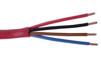 China 18AWG Shielded Fire Alarm Cable FPLR-CL2R  Solid Bare Copper UL Standard for sale