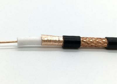 Cina RG59U 75 colore su misura stagnola dorata di colore del PE del cavo coassiale 3.7Foam di ohm in vendita