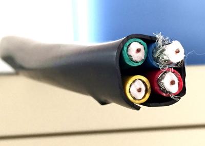 Cina Schermo combinato del doppio BC/CCS del cavo coassiale 18 di 4RG6 CATV 75 Ohn dell'AWG in vendita