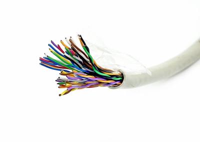 Cina Gray 25 paia del cavo di CAT5e UTP, cavo di twisted pair in rame del solido della rete 0.5mm in vendita