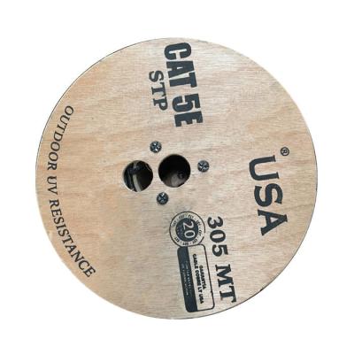 Cina Guaina resistente UV di PE-UV UTP alla rinfusa CAT5E del PE nero del cavo impermeabile in vendita