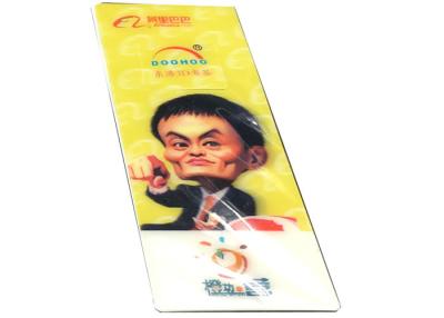 China PET PP PVC 3D Lenticular Bookmarks for sale