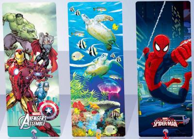 China 0.45mm Plastic 3D Lenticular Bookmarks With Beautiful Tassel for sale