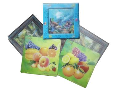 China Logo Printed Magnetic Fridge Magnets 3D Lenticular UV Offset for sale