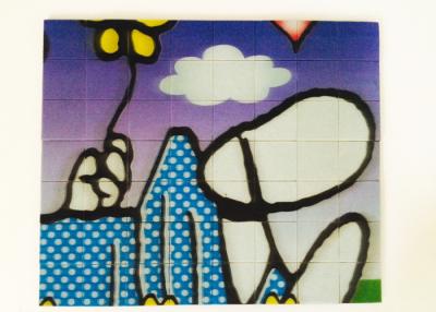 China Disney Design PP / PET Lenticular 3D Fridge Magnets 0.5mm Thinkness à venda