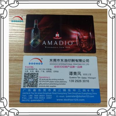 China Livre a impressão Lenticular Lenticular dos cartões 0.38mm PP do projeto 3D à venda