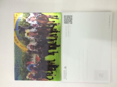 China imagem Lenticular da animação cartão/3d do ANIMAL DE ESTIMAÇÃO 3D de 0.6MM com impressão de CMYK à venda