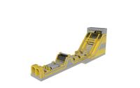 Quality Yellow Large Toxic Rush Inflatable Obstacle Course With Challenge for sale