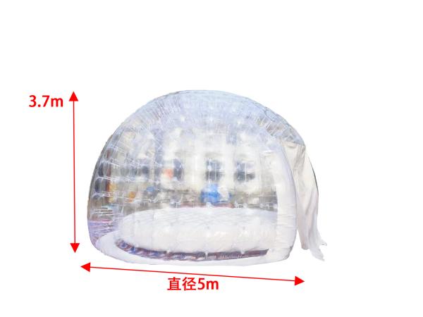 Quality Transparent Inflatable Bubble House For Family Camping Activities for sale
