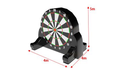 China Giant Soccer Dart Inflatable Games For Indoor Outdoor Playground Park for sale