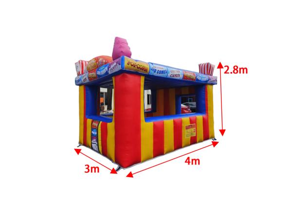 Quality Inflatable Treat Shop Candy Ice Cream Popcorn For Rentals Sale for sale