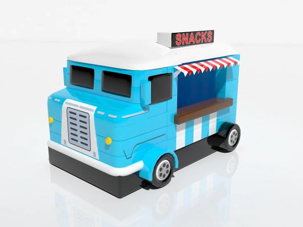 Quality Outdoor Inflatable Games Blue Car Snack Food Tent For Rental Sale for sale