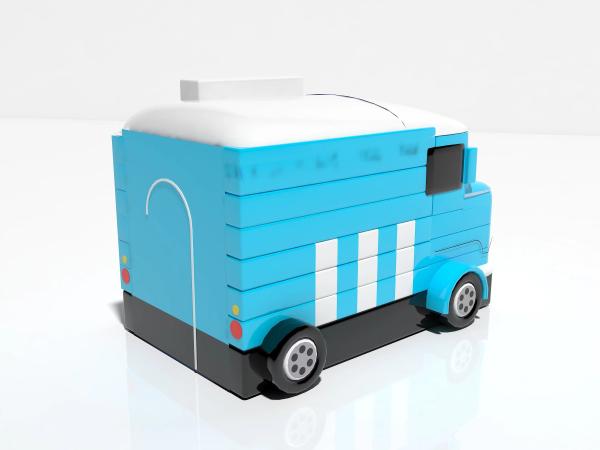 Quality Outdoor Inflatable Games Blue Car Snack Food Tent For Rental Sale for sale