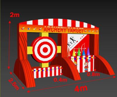 China Inflatable Carnival Games Archery Rental For Outdoor Playground for sale