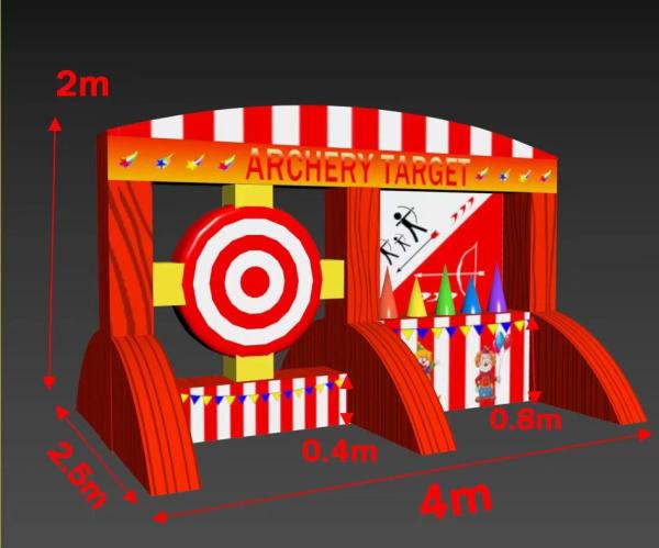 Quality Inflatable Carnival Games Archery Rental For Outdoor Playground for sale