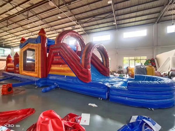 Quality Children Inflatable Bounce House And Slide Customized With Pool Stopper for sale