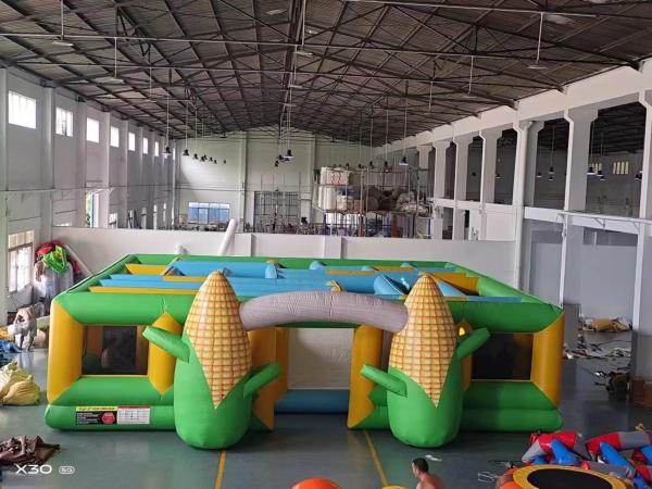 Quality Popcorn Maze Outdoor Inflatable Games Large Size For Adult for sale