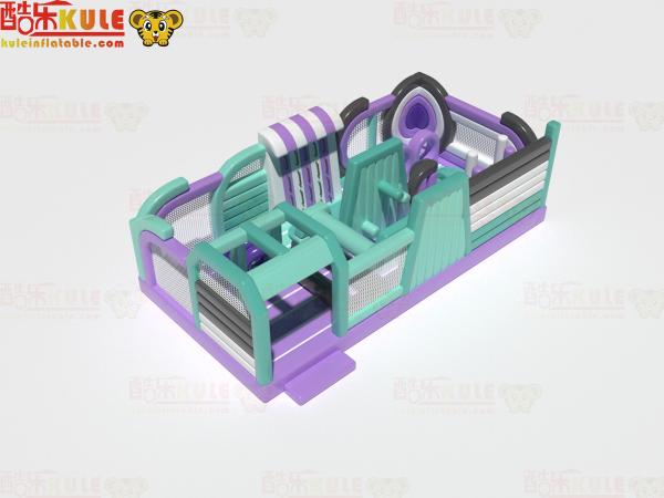 Quality Giant Inflatable Obstacle Course Small Size Indoor Playground for sale