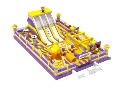 中国 タイガー・ファンタジー・パーク 大型スライドと障害物コースの遊び場 販売のため