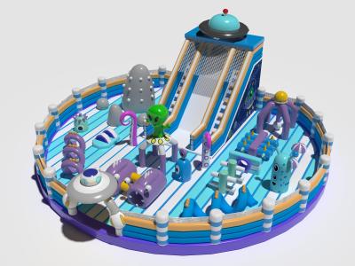 중국 우주 테마 외계인 팽창성 튀는 성 어린이용 판매용