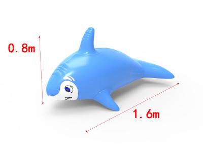 Cina Giocattoli gonfiabili blu delfino per parco giochi all'aperto in vendita