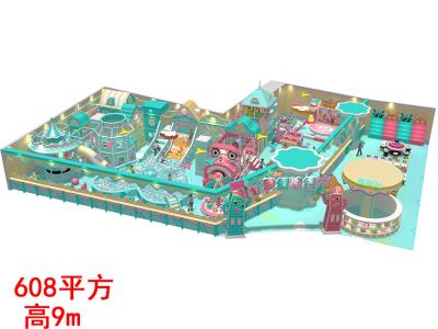 China Dream Theme Light Kids Soft Indoor Play Zone Colorful Playground for sale