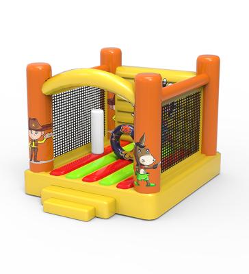 중국 기둥 원을 가진 어린이를 위한 당나귀 팽창성 튀는 성 판매용