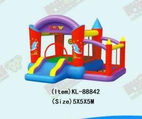 Cina Casa gonfiabile con disegni di delfini in vendita