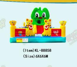 China Customizable Size Childrens Bounce House Inflatable Double Stitching for sale