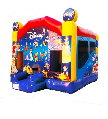 중국 디즈니랜드 어린이용 슬라이드와 함께 부풀이 점프 성 판매용