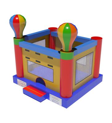 China Commercial Inflatable Bounce House With Hot Air Ballon Patterns for sale