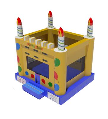 중국 생일 케이크 무늬가 있는 상업용 부풀이식 반짝이는 집 판매용