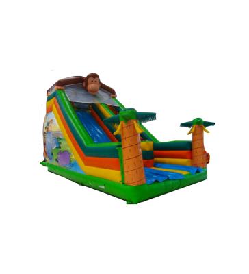 China Fun Park opblaasbare bos aap dieren glijbaan te huur Te koop