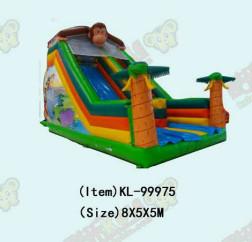 China Fun Park opblaasbare bos aap dieren glijbaan te huur Te koop