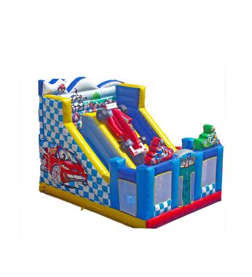 中国 レーシングカーテーマ 商業用充気スライド レンタル 販売のため